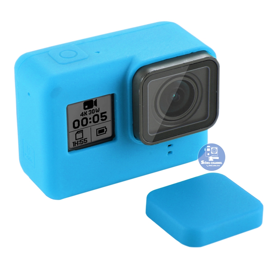 Case Silicon bảo vệ cho GoPro 5, 6, 7+ Nắp đậy ống kính