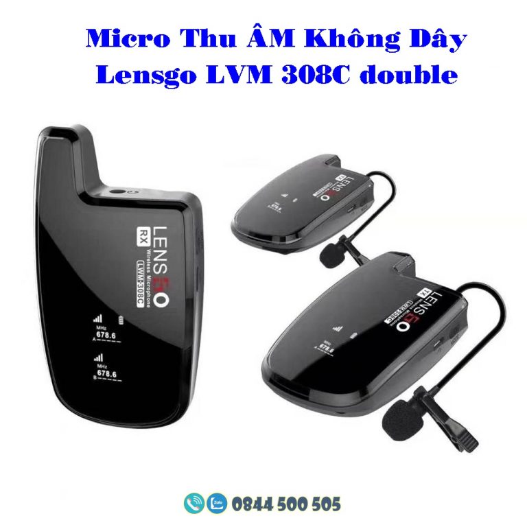 Micro Không Dây Cài Áo Lensgo LWM-318C - Sống Channel