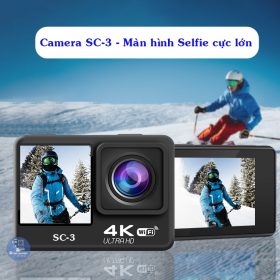 Camera SC-3 - Camera Làm VLog - Quay 4K, Có Màn Hình Selfie