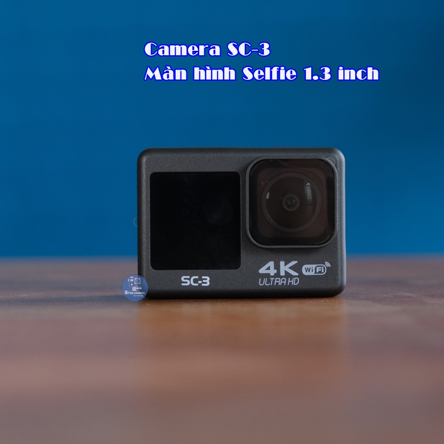 Camera SC-3 - Camera Làm VLog - Quay 4K, Có Màn Hình Selfie