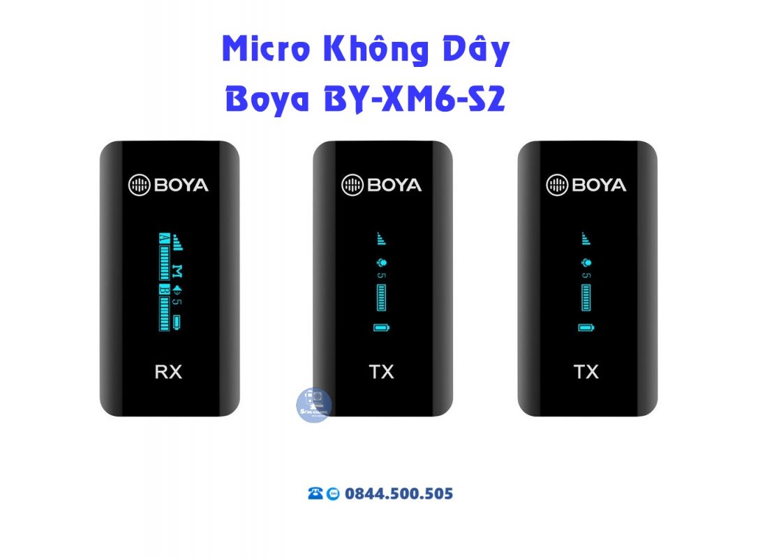 Micro Thu Âm Boya BY XM6 S2