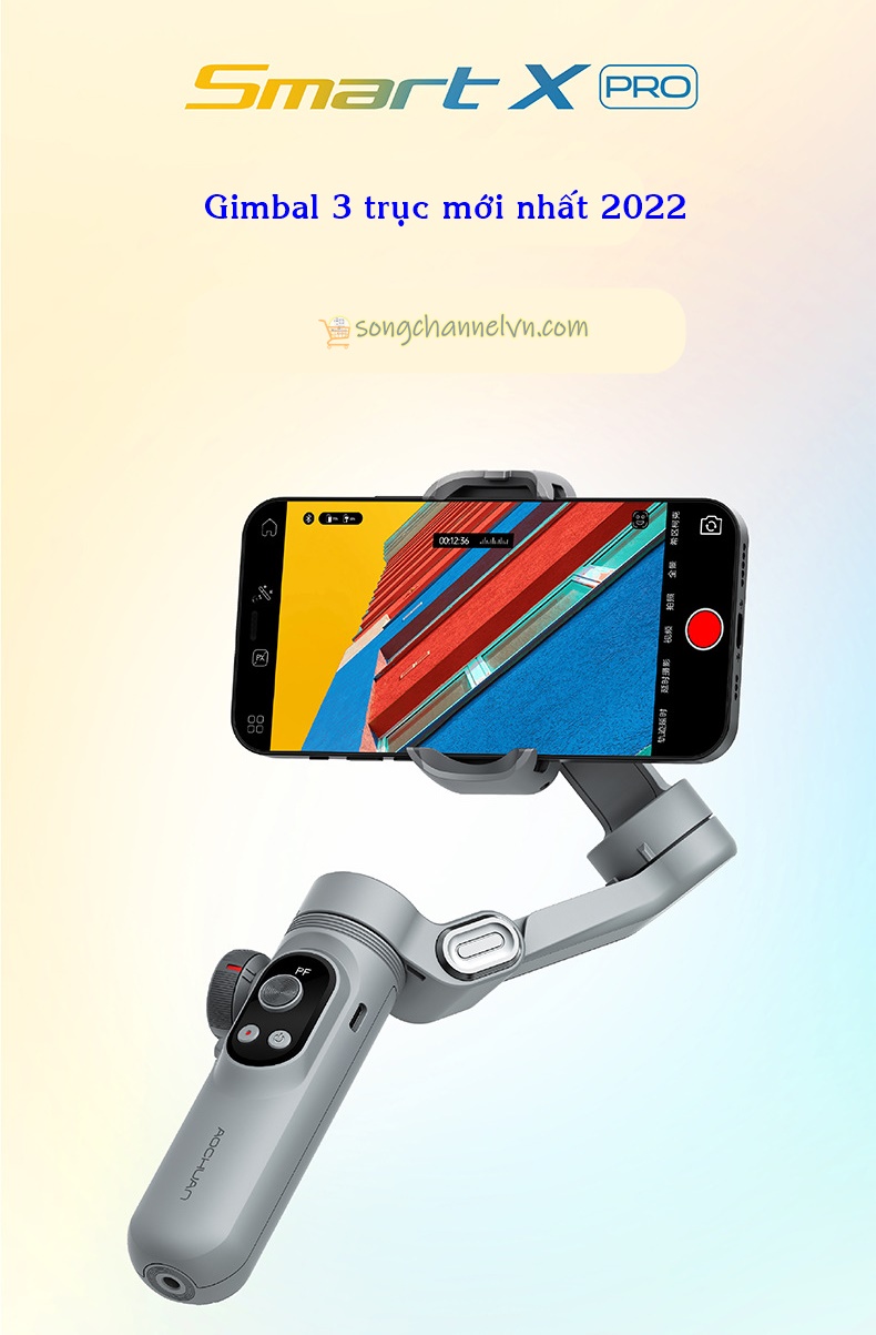 Gimbal Chống Rung Aochuan Smart X Pro - Có Sạc Không Dây