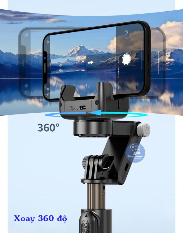 Gimbal Chống Rung Kéo Dài Sefile Điều Khiển Từ Xa Q18