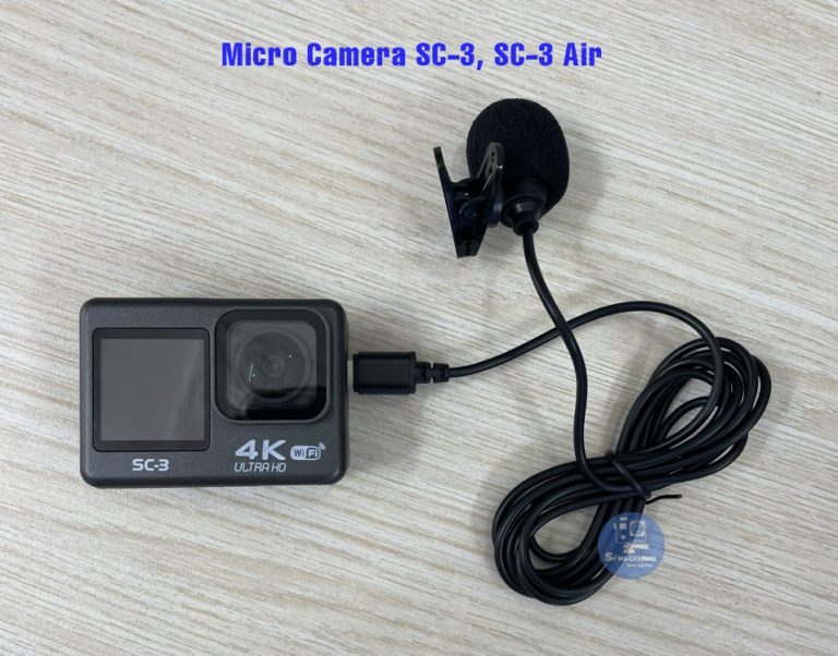 Camera SC-3 - Camera Làm VLog - Quay 4K, Có Màn Hình Selfie