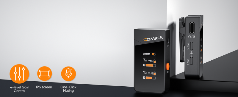 Micro Không Dây Comica Vimo C1-2-3 - Chính Hãng