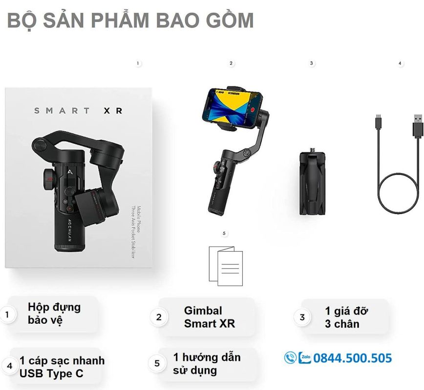 Gimbal Chống Rung Aochuan Smart XR